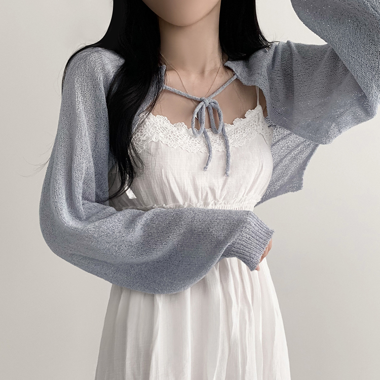 SGD15739 リボンストラップボレロカーディガン5色 カーディガン - myu a rin